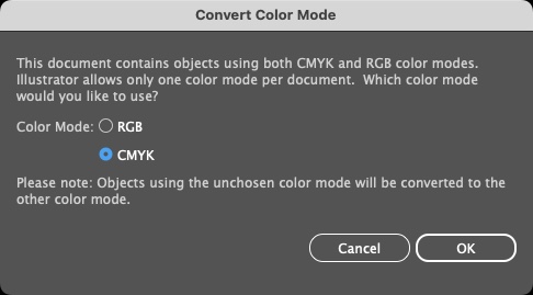 RGB type layers converted to CMYK appear as 100K-o... - Adobe Product ...