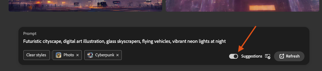 Toggle prompt button - Adobe Community - 14147882