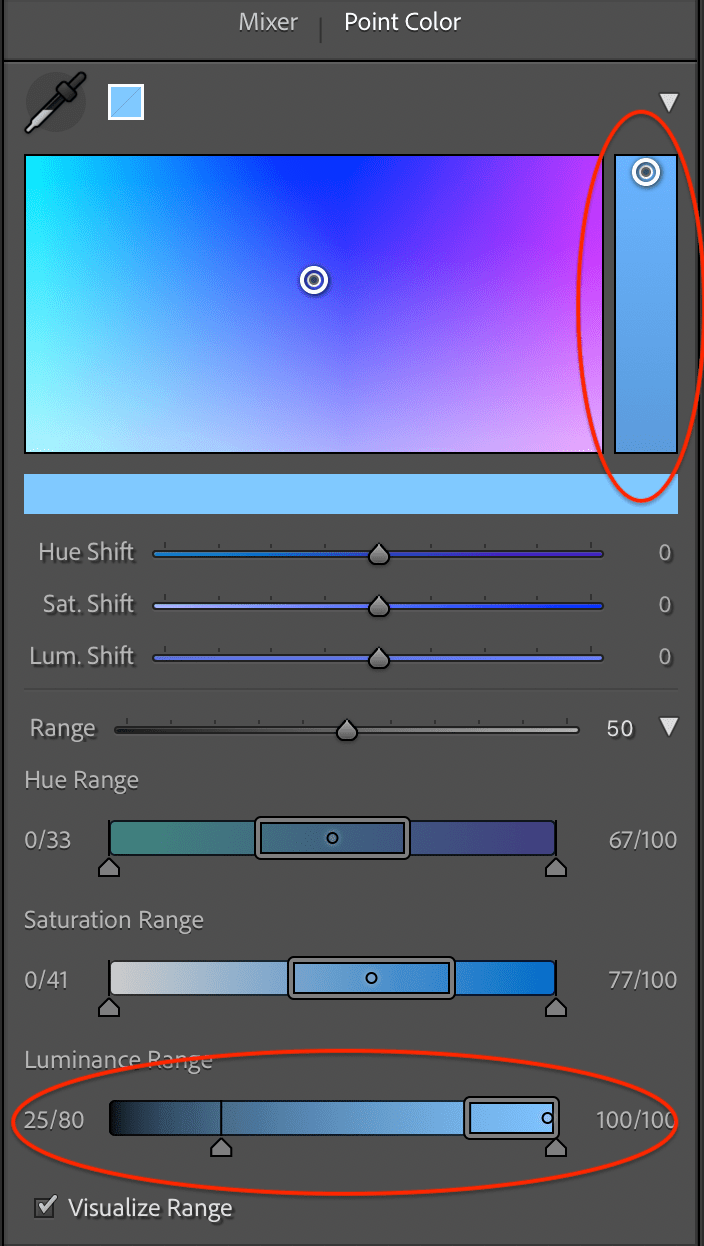 Solved: Point Color luminance range adjustment - Adobe Community - 14150773