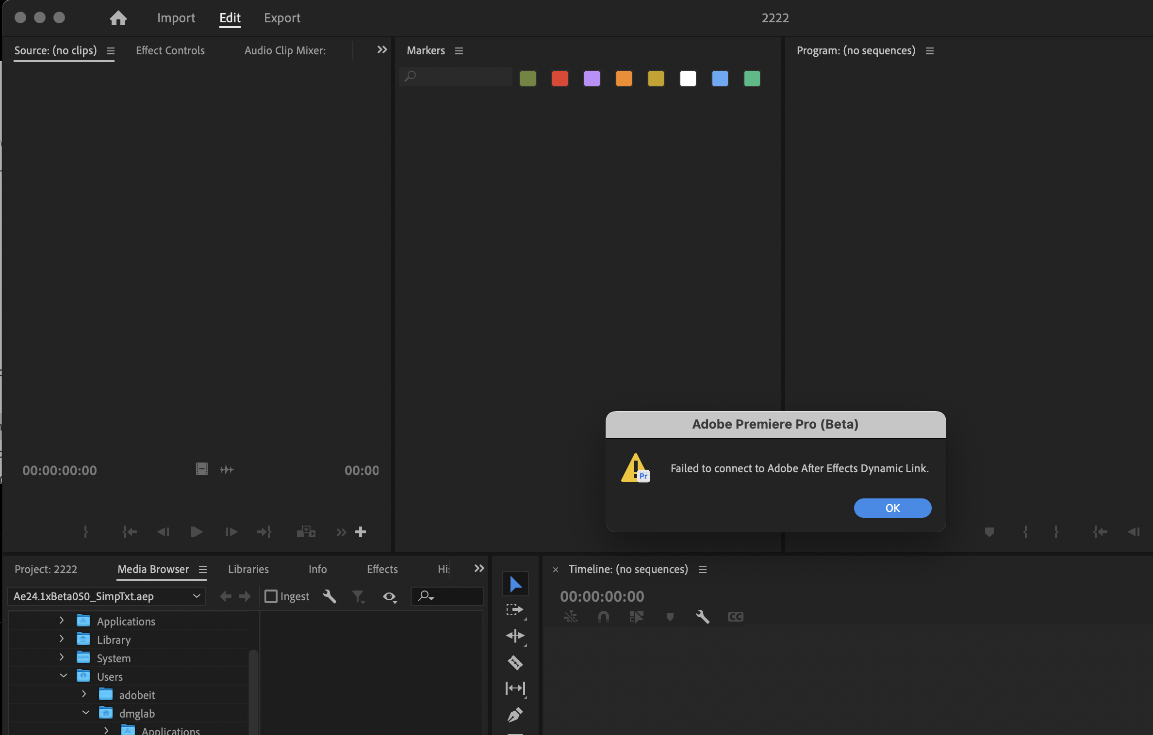 Premiere Pro 24.1 Dynamic Link Server loads foreve... - Adobe Community ...