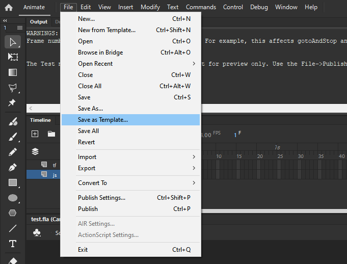 Solved: Animate won't save, sends error and tries to quit ... - Adobe ...