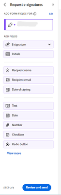 E-sign documents will not send - Adobe Product Community - 14144515