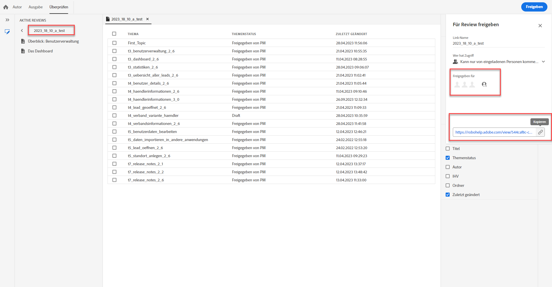 Solved: Robohelp 2022 Review disappears from Active Review... - Adobe ...