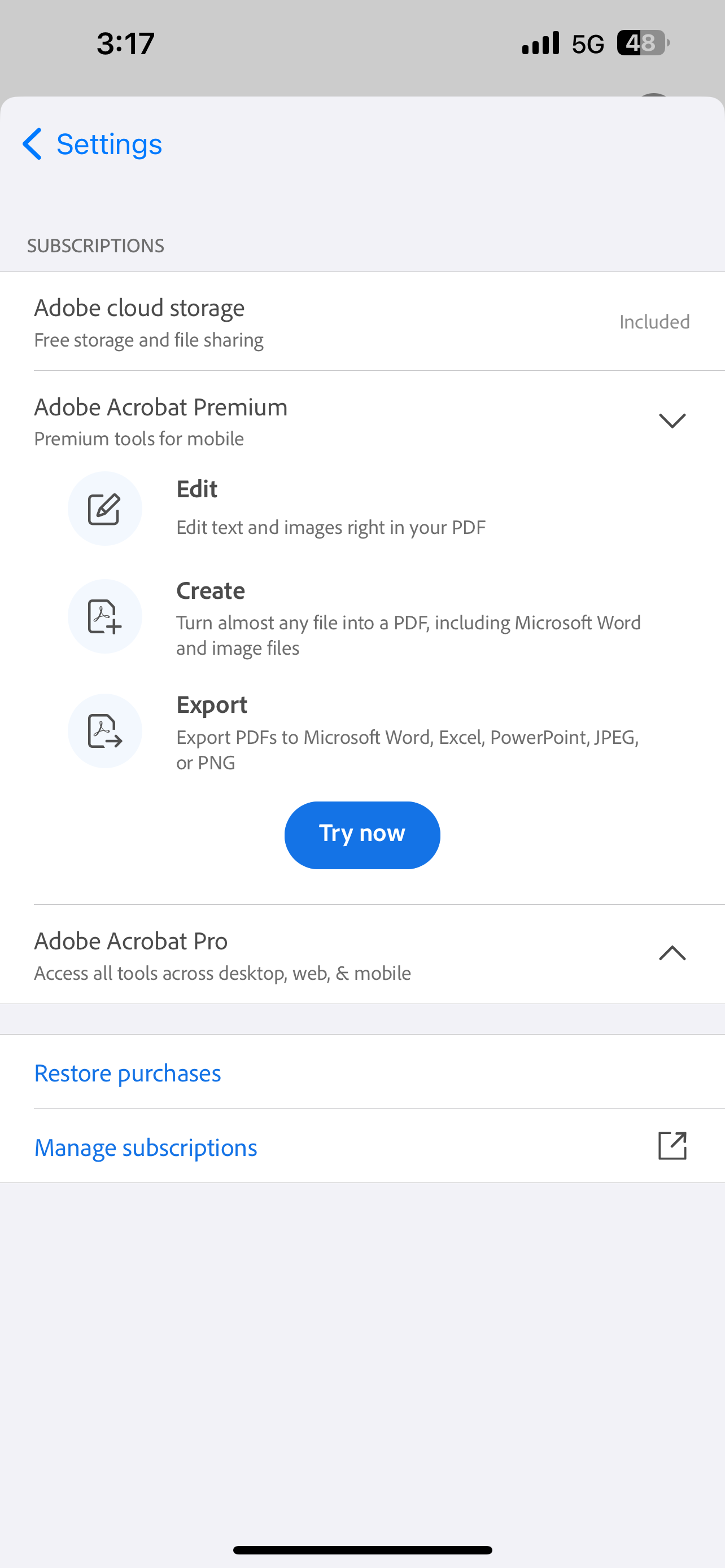 Solved: Subscription paid , services not working - Adobe Product Community - 13573585