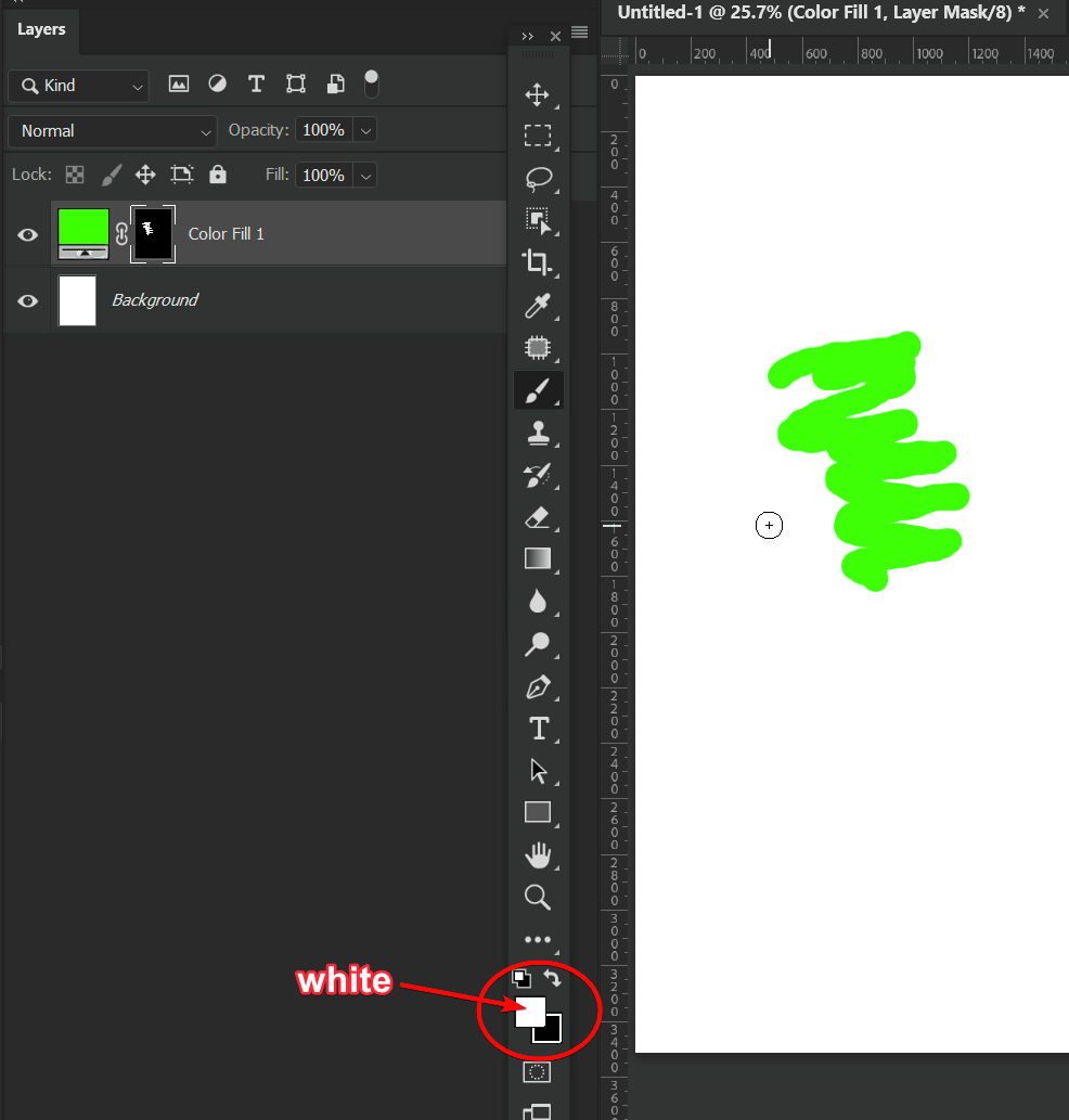 Toggle layer mask on/off as rubylith (quick mask) ... - Adobe Product ...