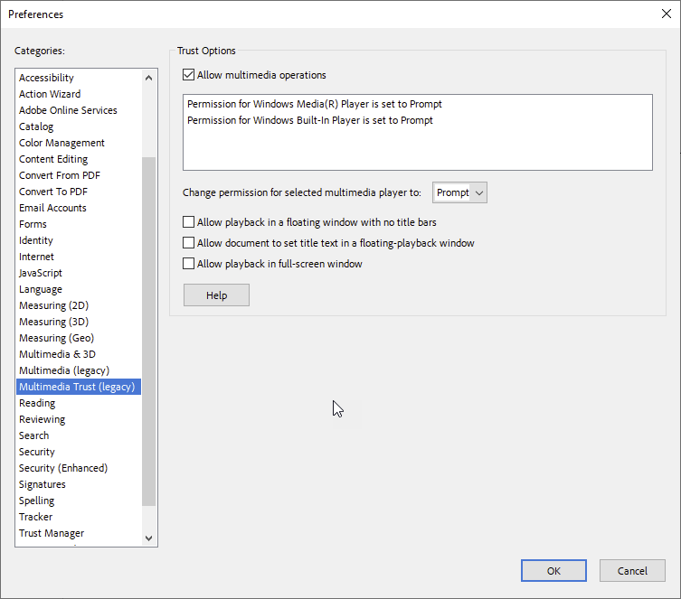désactiver la fenêtre pop-up de fiabilité - Adobe Product Community ...