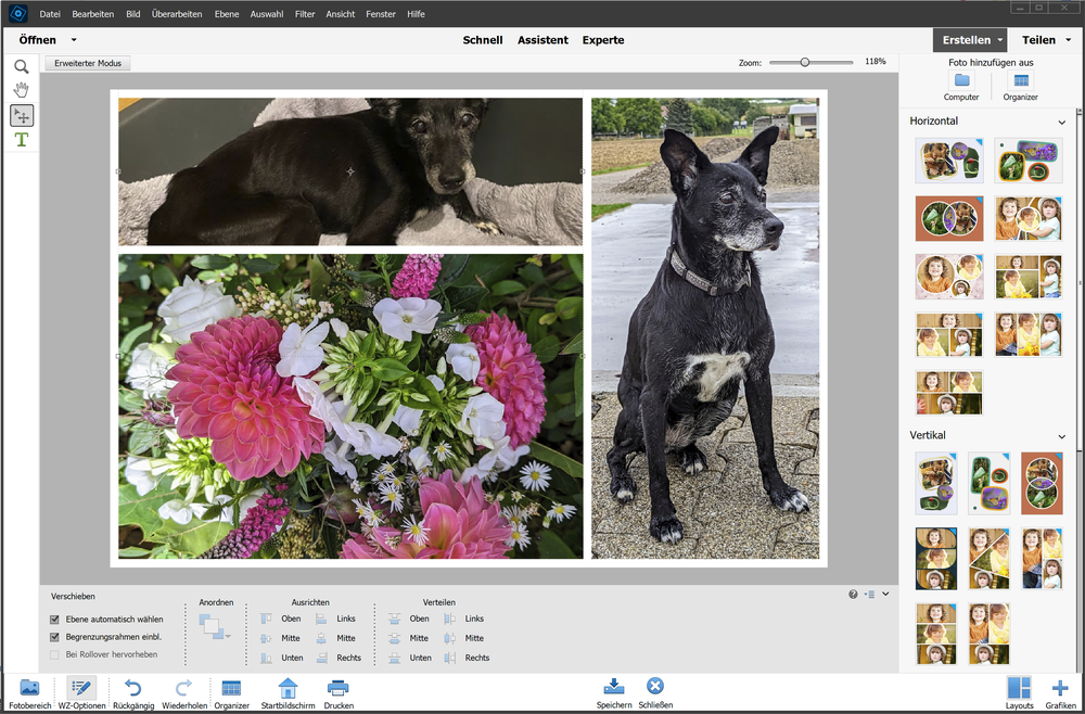 Foto-Collage: How to change the grid, i.e. the siz... - Adobe Community ...