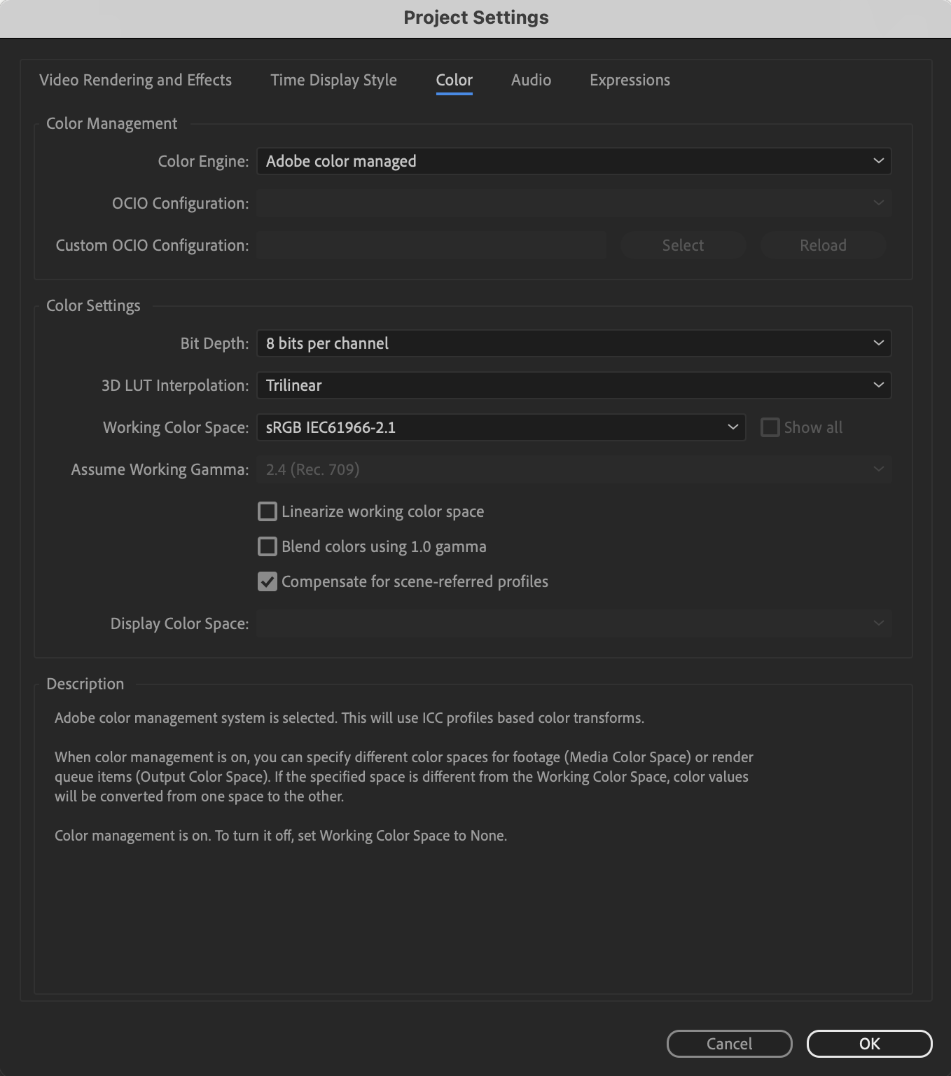 Washed-out colours in After Effects when rendering - Adobe Product Community - 14181268