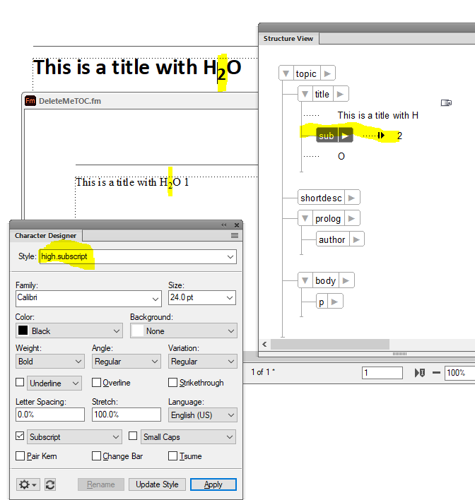 Subscript characters not carrying forward into gen... - Adobe Community ...