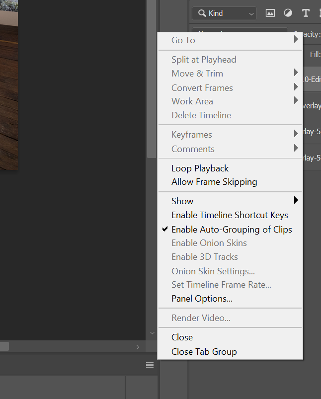 trying to create GIF using Photoshop CC, timeline ... - Adobe Product ...