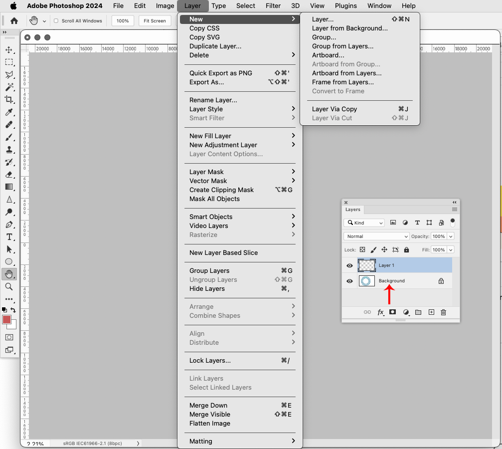 Change layer to background - Adobe Product Community - 14185381