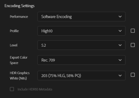 Solved: Can't set color space when exporting h.264 (color ... - Adobe Product Community - 14190158