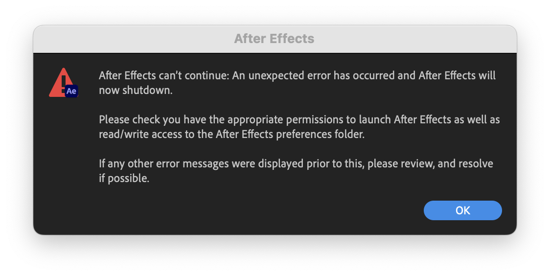 After Effects makes my MacBook freeze and crash - Adobe Product ...