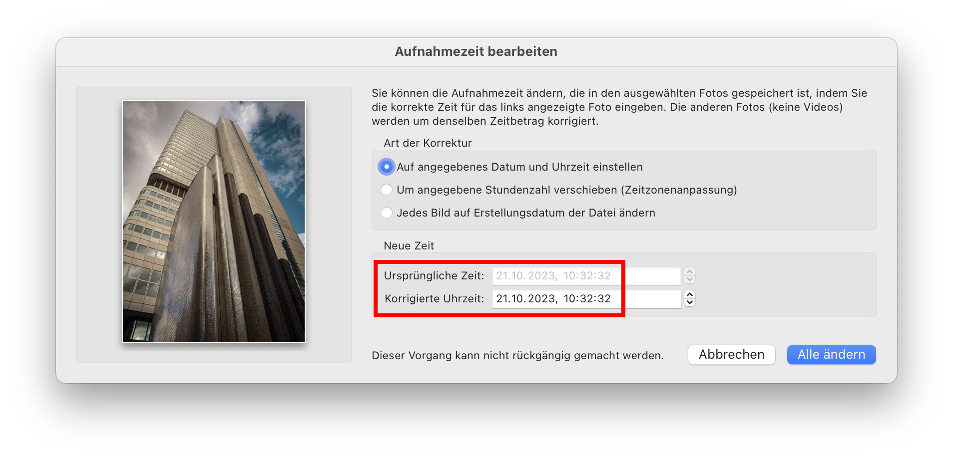 Solved: Datum lässt sich nicht korrekt ändern - Adobe Community - 14195449