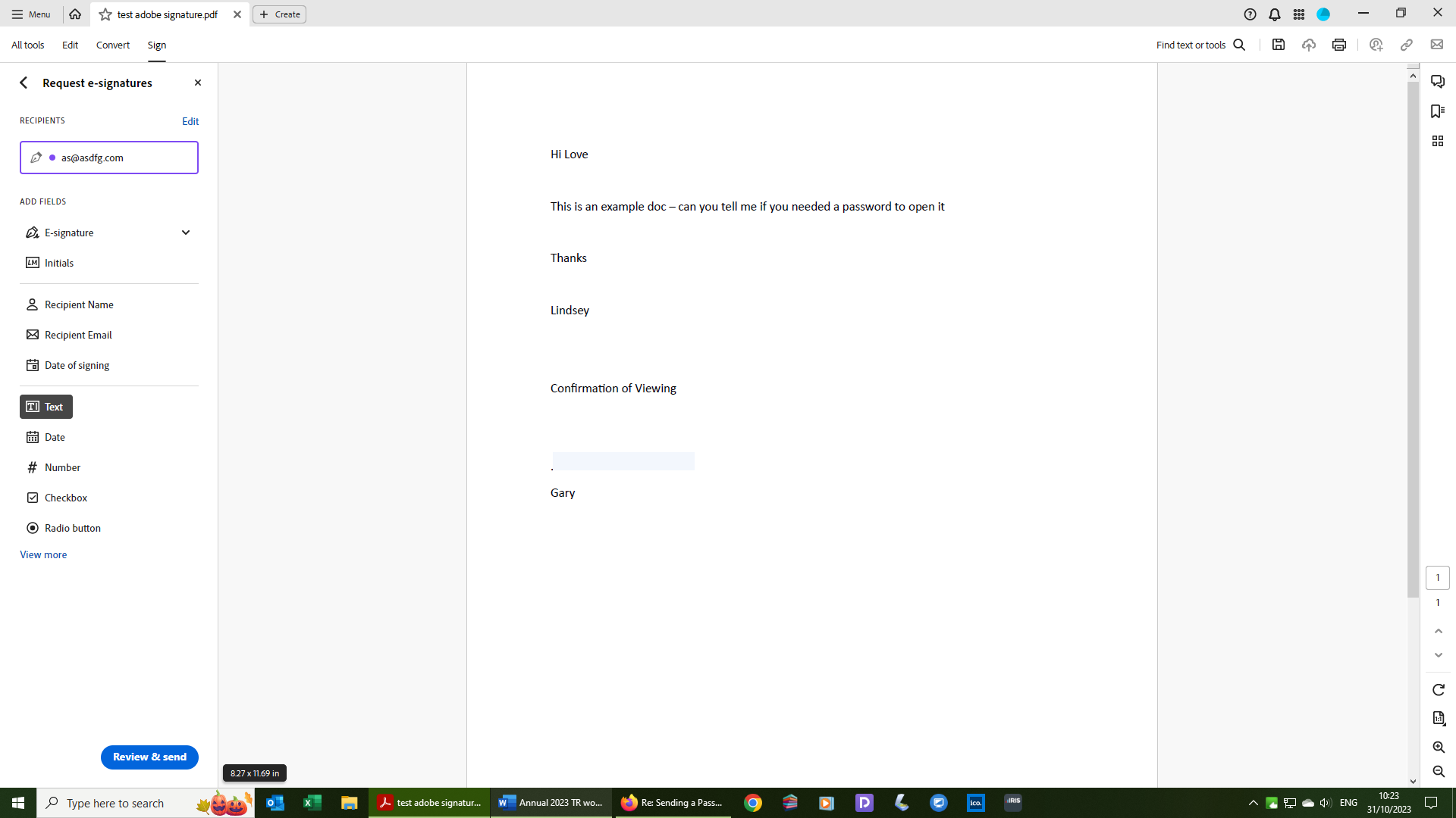 Solved: Sending a Password Protected Doc for Signature - Page 2 - Adobe Product Community - 13012344