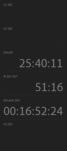 Missing Timecode and no Audio Levels in Source Tim... - Adobe Product ...