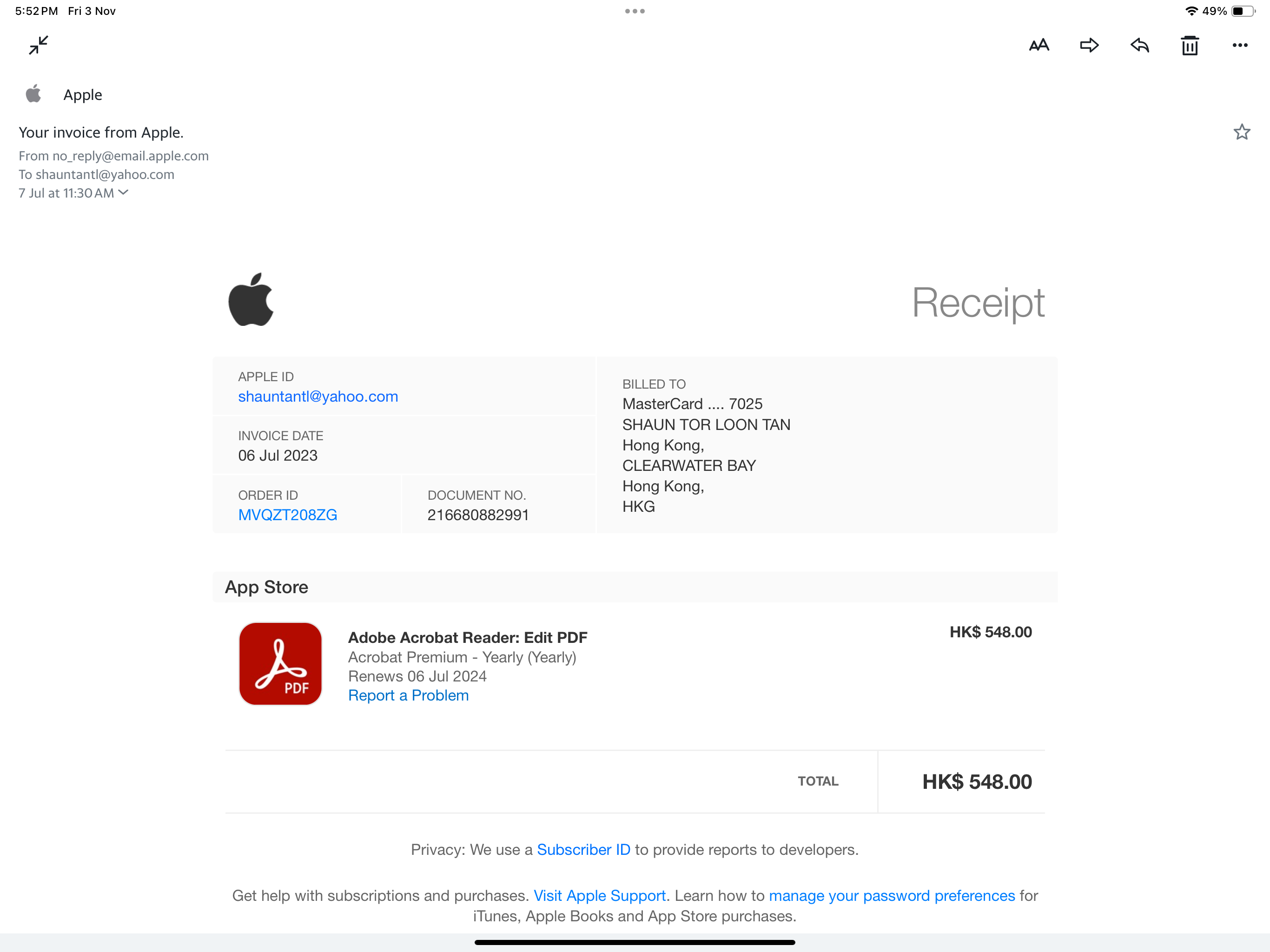 Premium paid for, but not working - Adobe Product Community - 14206506