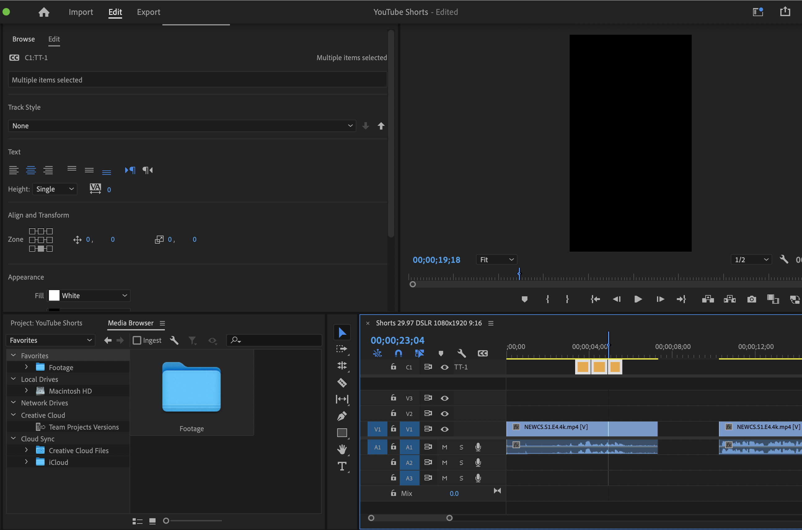 Missing text options in Essential Graphics - Adobe Community - 14216973