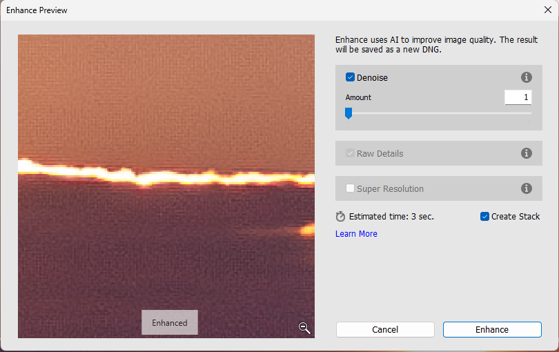 AI noise reduction adding a square noise pattern o... - Adobe Community ...