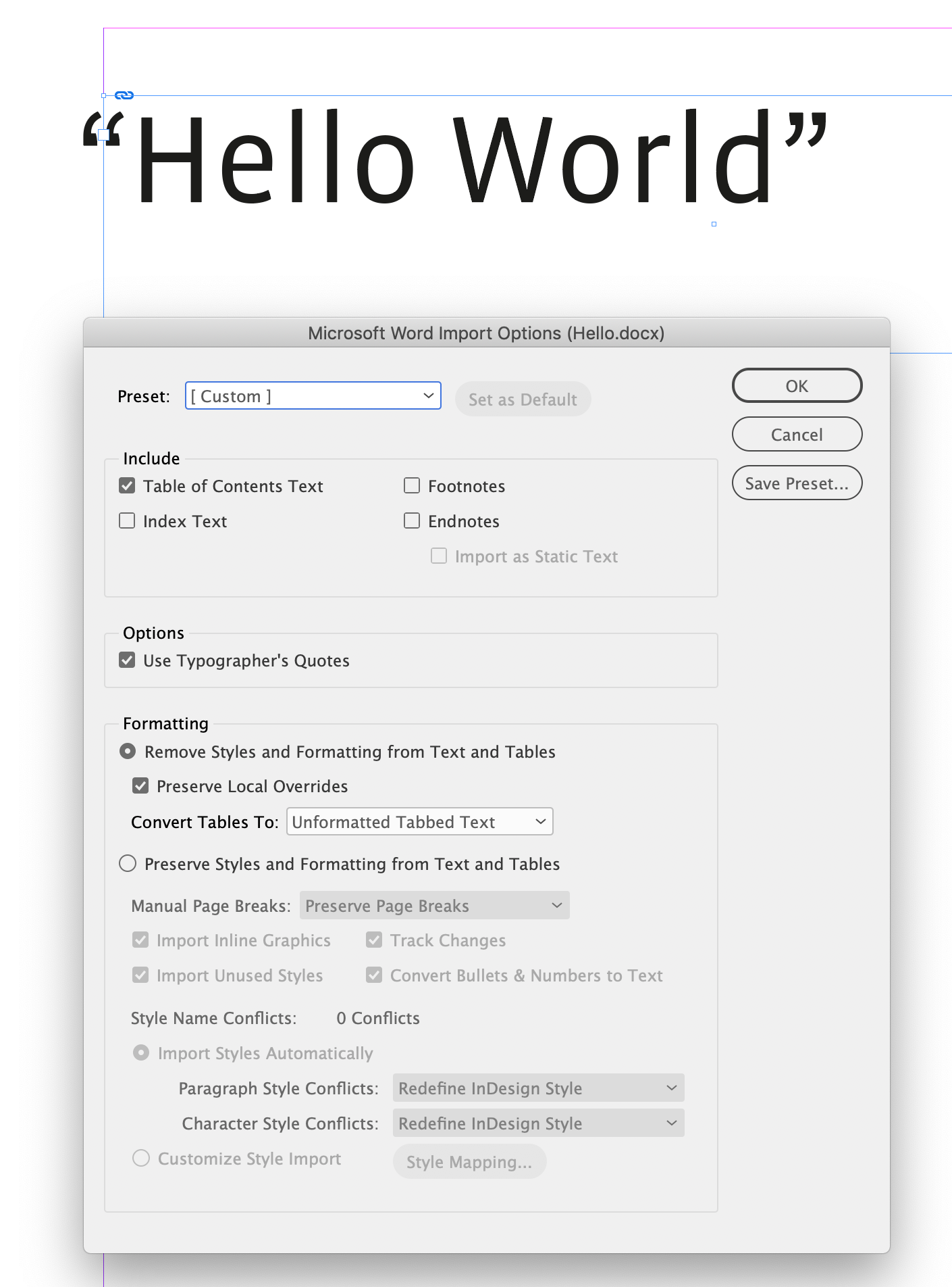 Solved: Indesign uses Typographers Quote when Placing text - Adobe ...