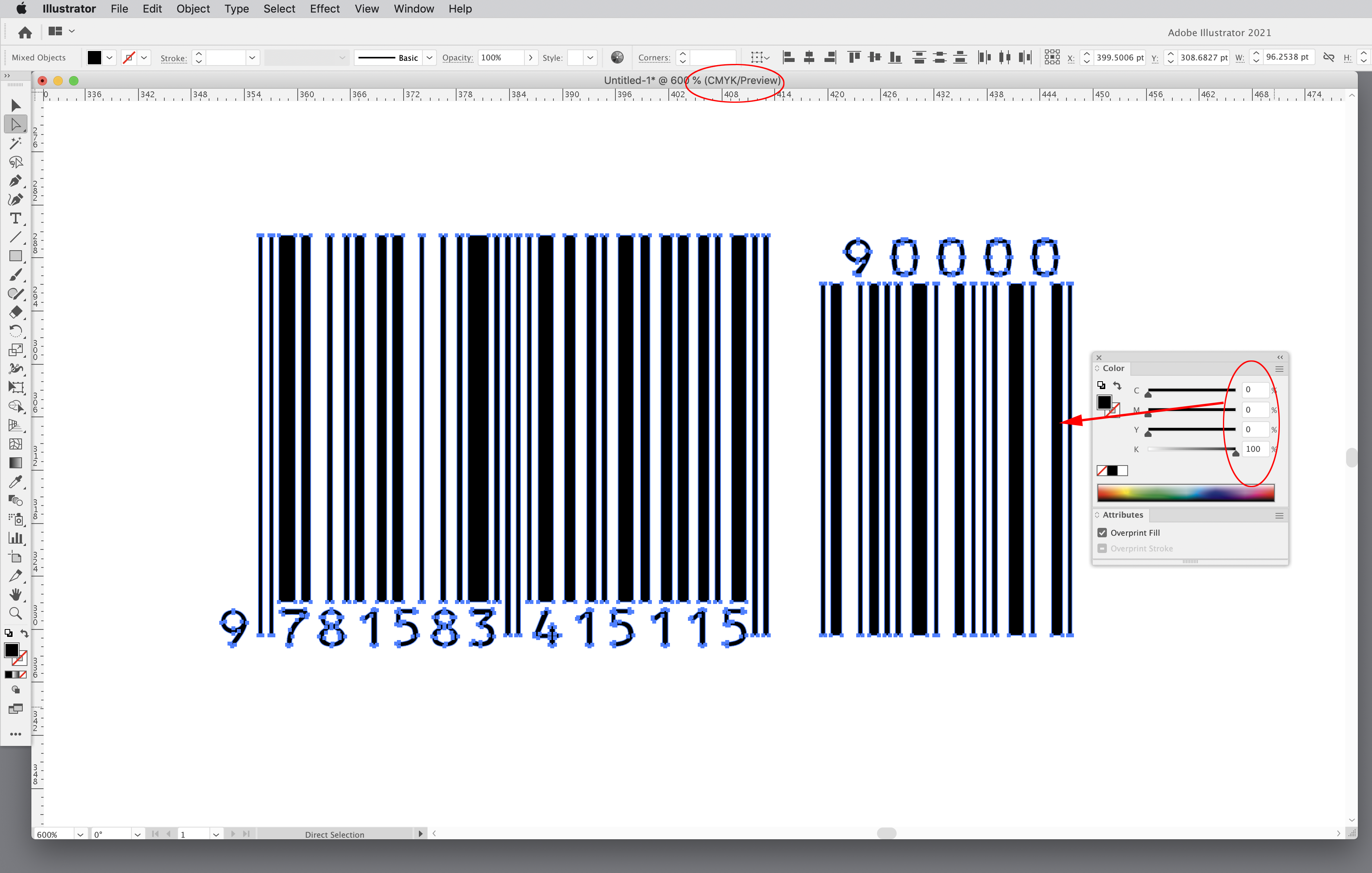 Illustrator/Indesign Overprint for generated EAN b... - Adobe Product ...