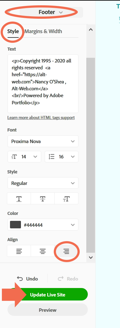 Solved: How do you align left and right align text with ad... - Adobe ...