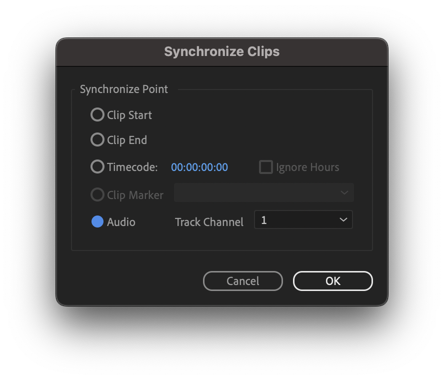 Premiere Pro - AI auto detect syncing point - Adobe Community - 14237410