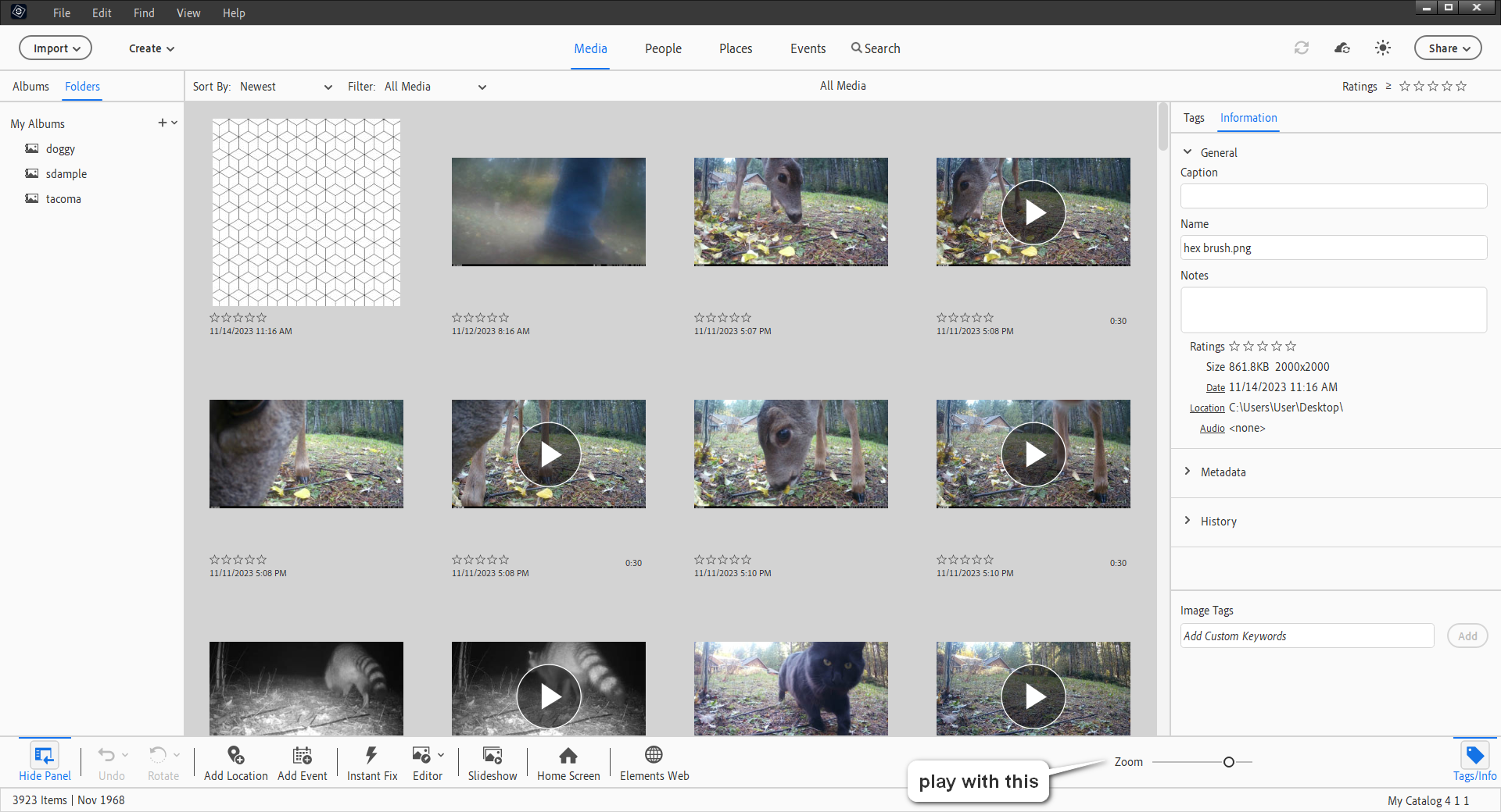 change organizer apperierenc - Adobe Community - 14241644