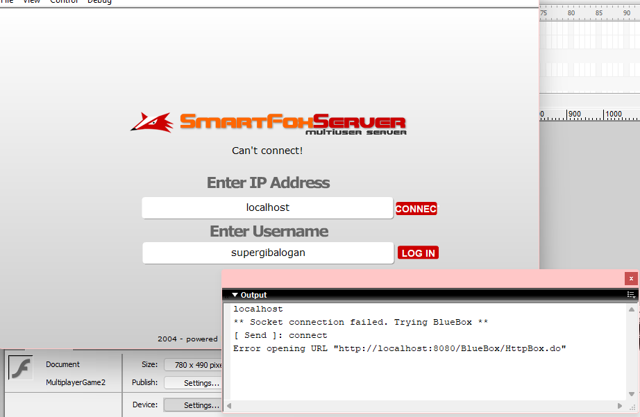 (flash 8, as2) smartfoxserver pro multiplayer game... - Adobe Community - 14243566