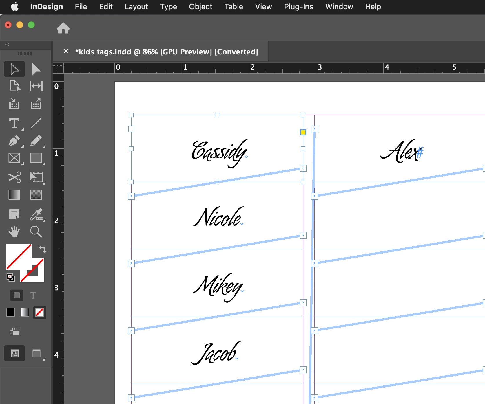 Creating labels with changing information - Adobe Community - 14231807