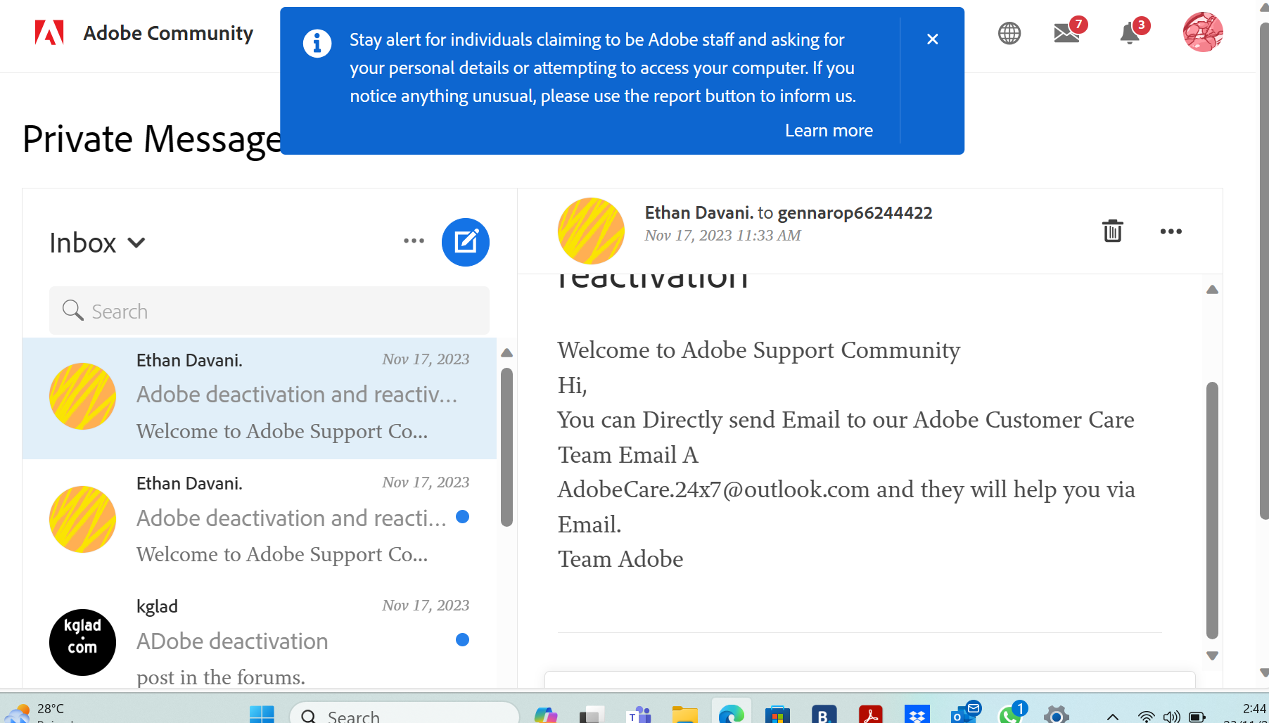 Adobe deactivation and reactivation - Adobe Product Community - 14238492