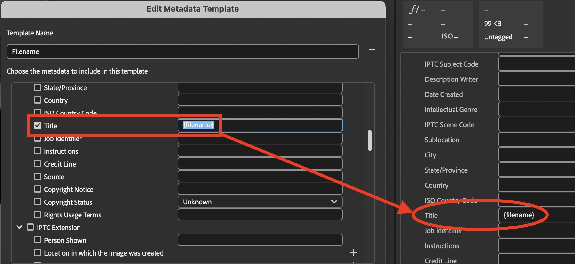 Solved: Edit metadata title to equal filename - Adobe Product Community ...