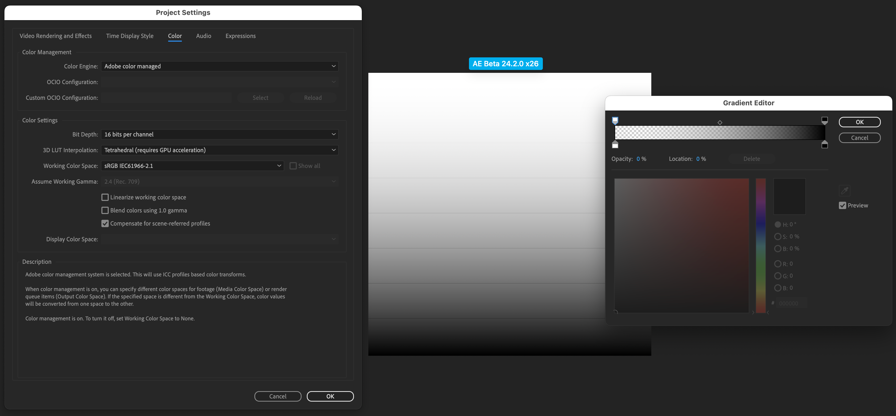 Shape layer with gradient fill and utilising the o... - Adobe Product ...