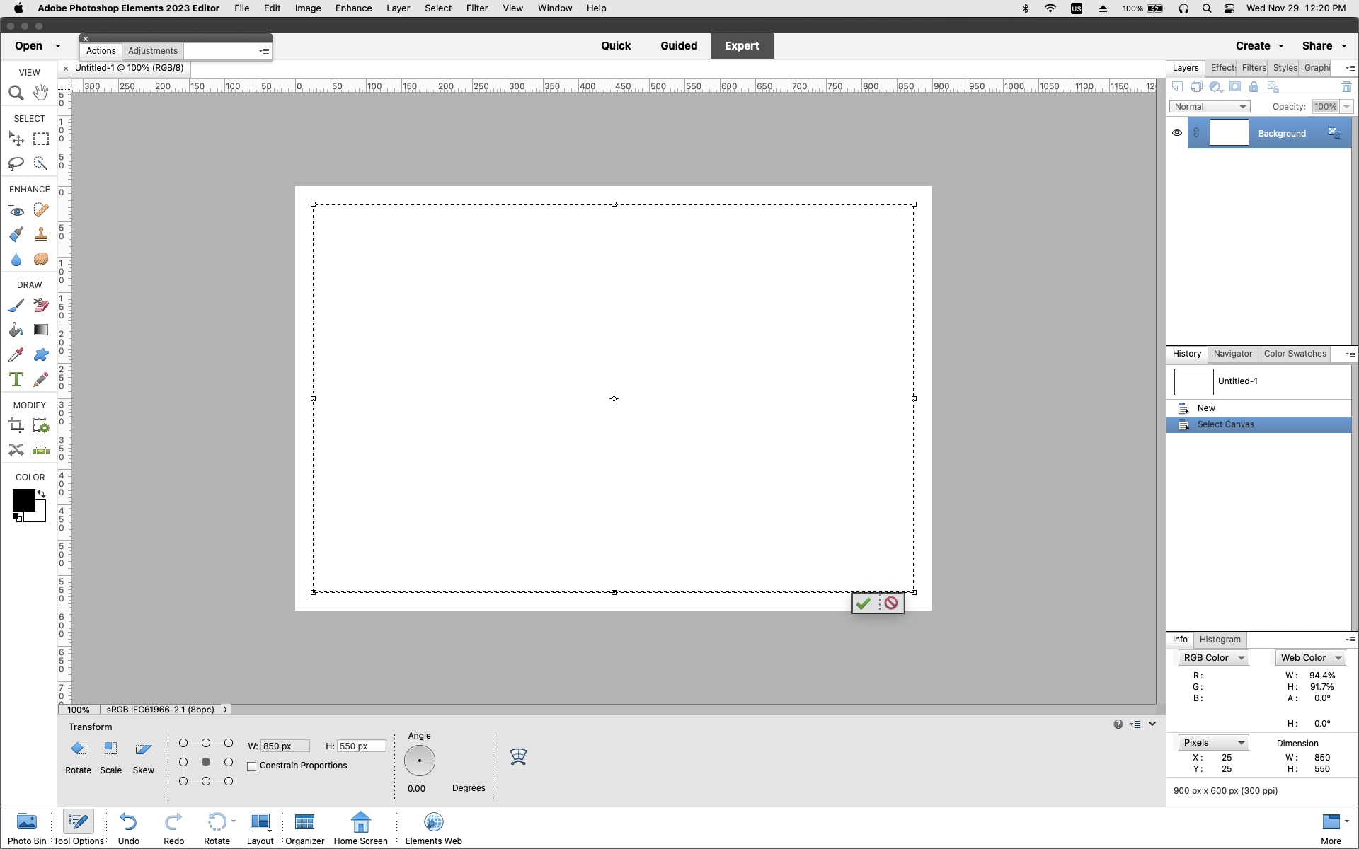 Solved: Selection won't contract if selection was made by ... - Adobe ...