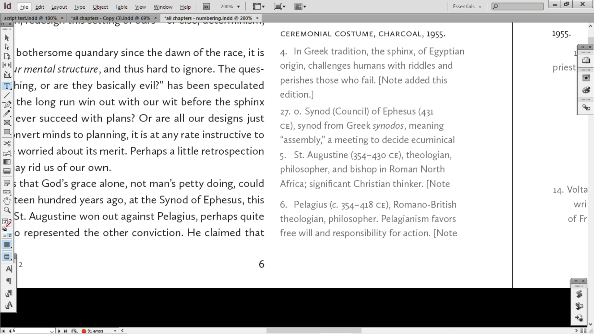 Script for chapter margin note number collating - Adobe Product ...
