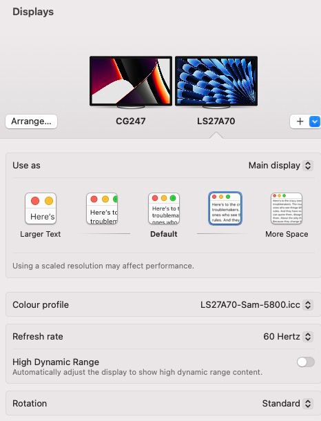 Mac Mini M2 / 4K display UI text size in PS - Adobe Community - 14238092