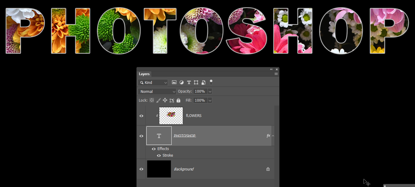 Flour Text effect - Adobe Community - 14269486