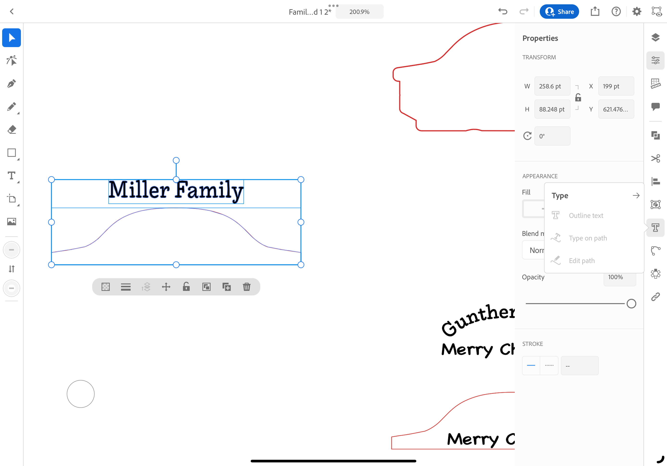 Solved: Can't type on path in illustrator on Ipad (already... - Adobe ...