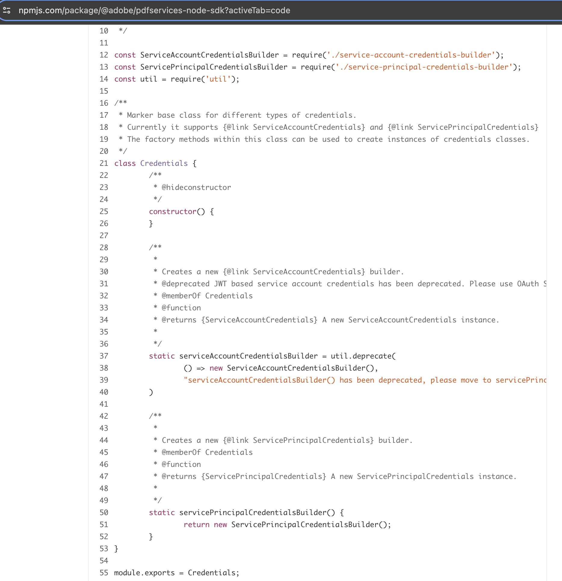 Dependencies mismatch - @types/adobe__pdfservices-... - Adobe Product ...