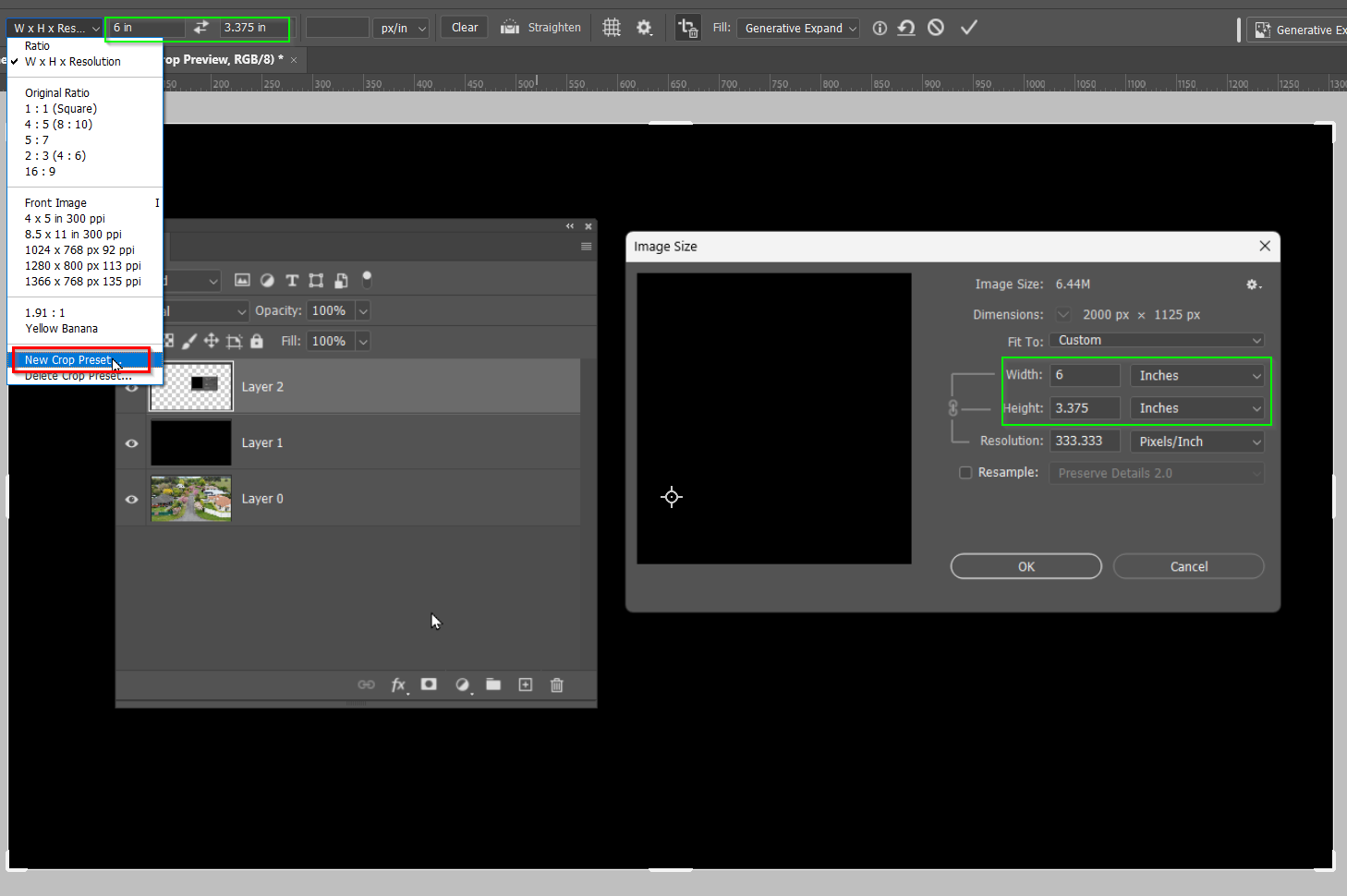 Solved: Is it possible to copy one image's cropped aspect ... - Adobe ...