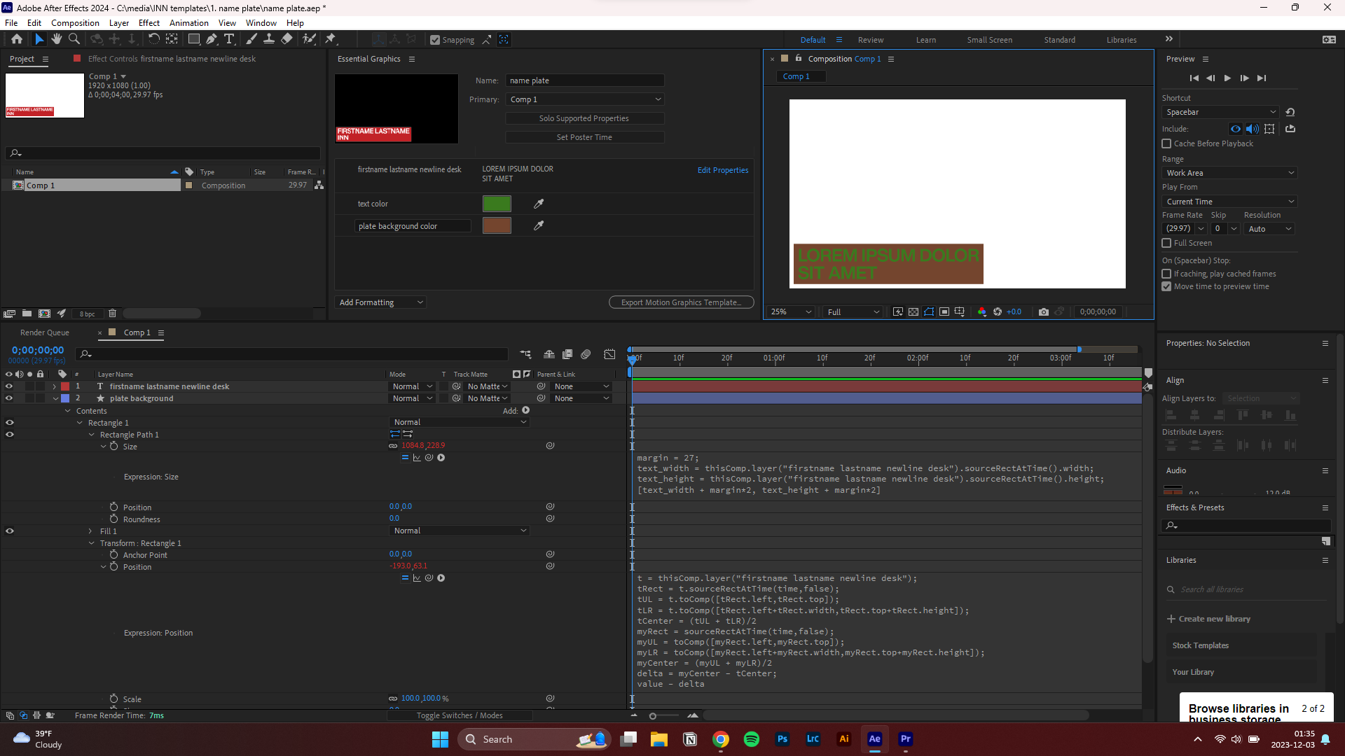 Mogrt on timeline doesn't appear on Program Monito... - Adobe Community - 14274042