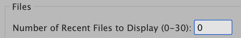 Wish to be able to clear Recents on the Home tab o... - Adobe Product ...