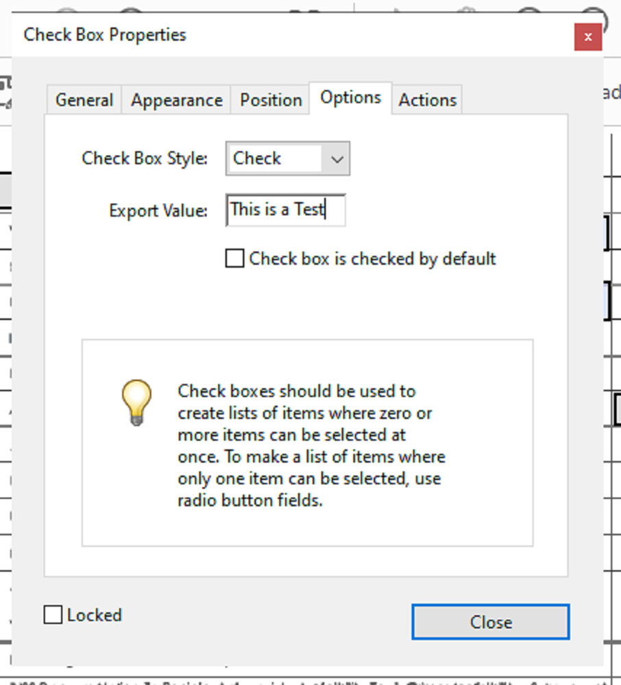 Formule condition case à cocher - Adobe Product Community - 10952458