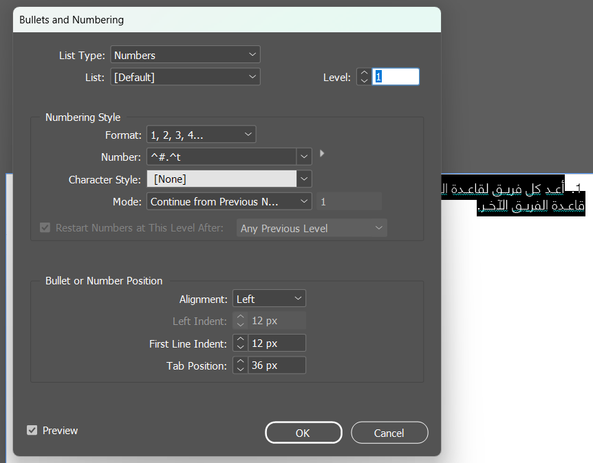 Solved: Indentation issue - Adobe Product Community - 14283521