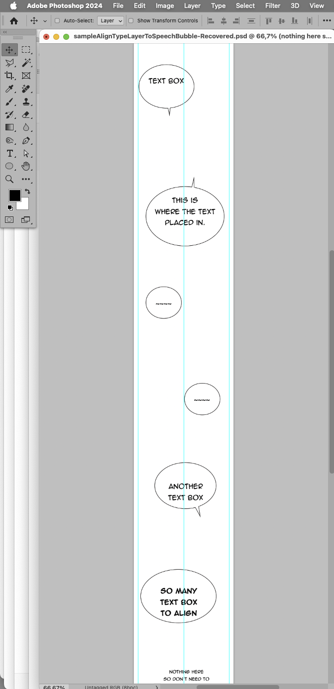 Solved Batch Aligning Text Via The Shapesmart Object Bel Adobe Community 14287412