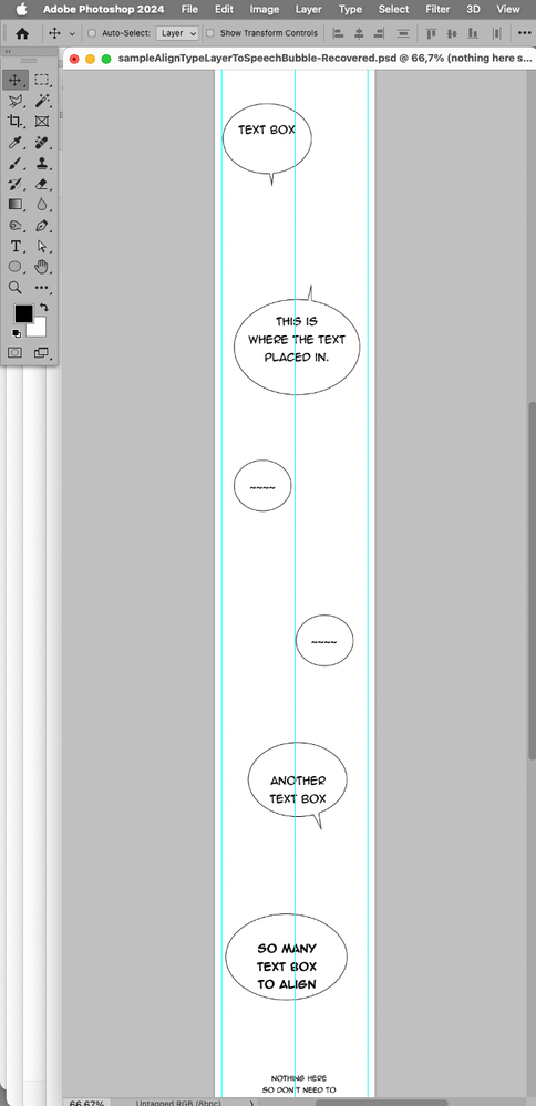 Solved: Batch aligning text via the shape/smart object bel... - Adobe Community - 14287412