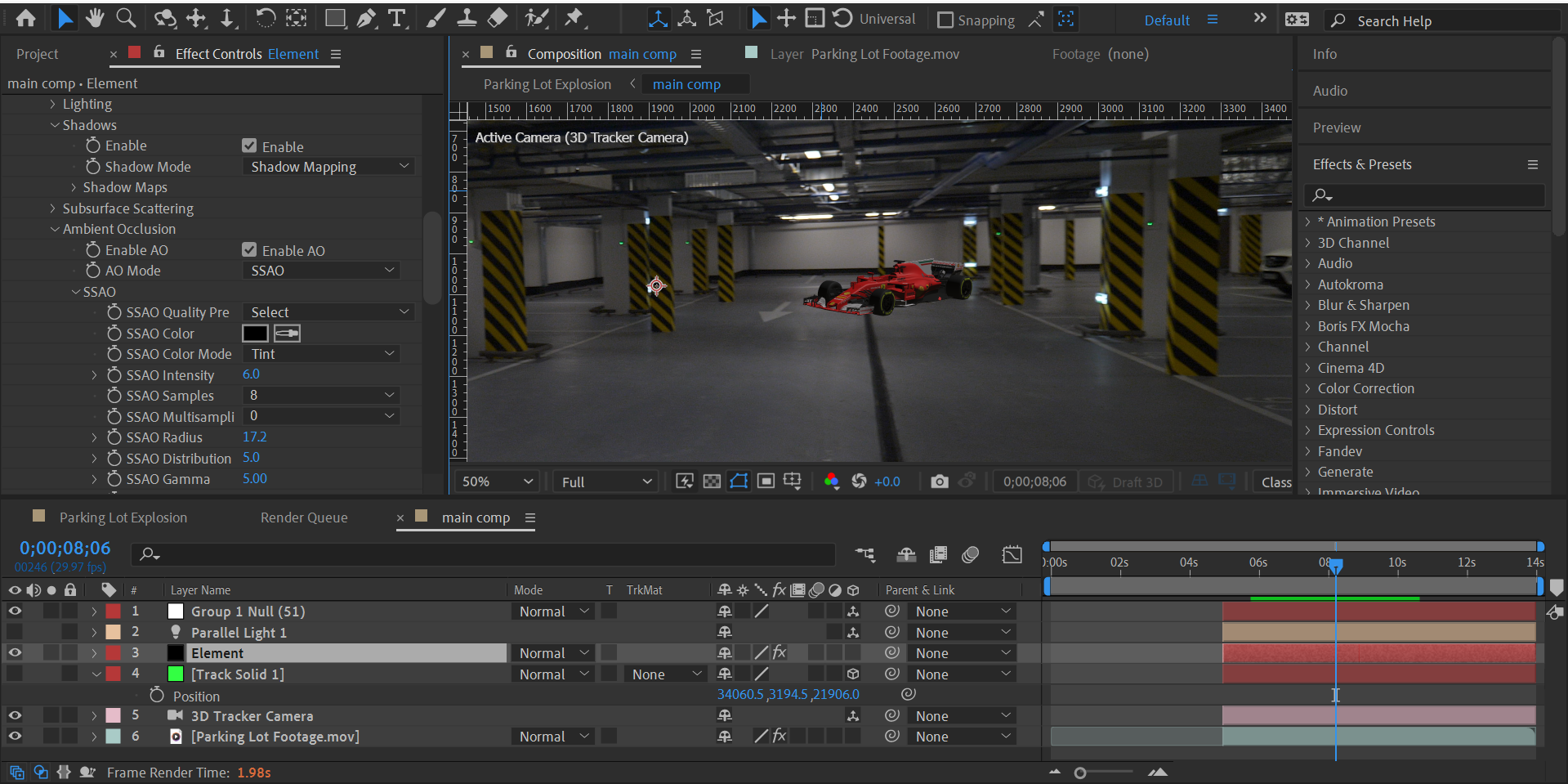 Shadow of 3D Model in Element 3D Not Showing - Adobe Product Community ...