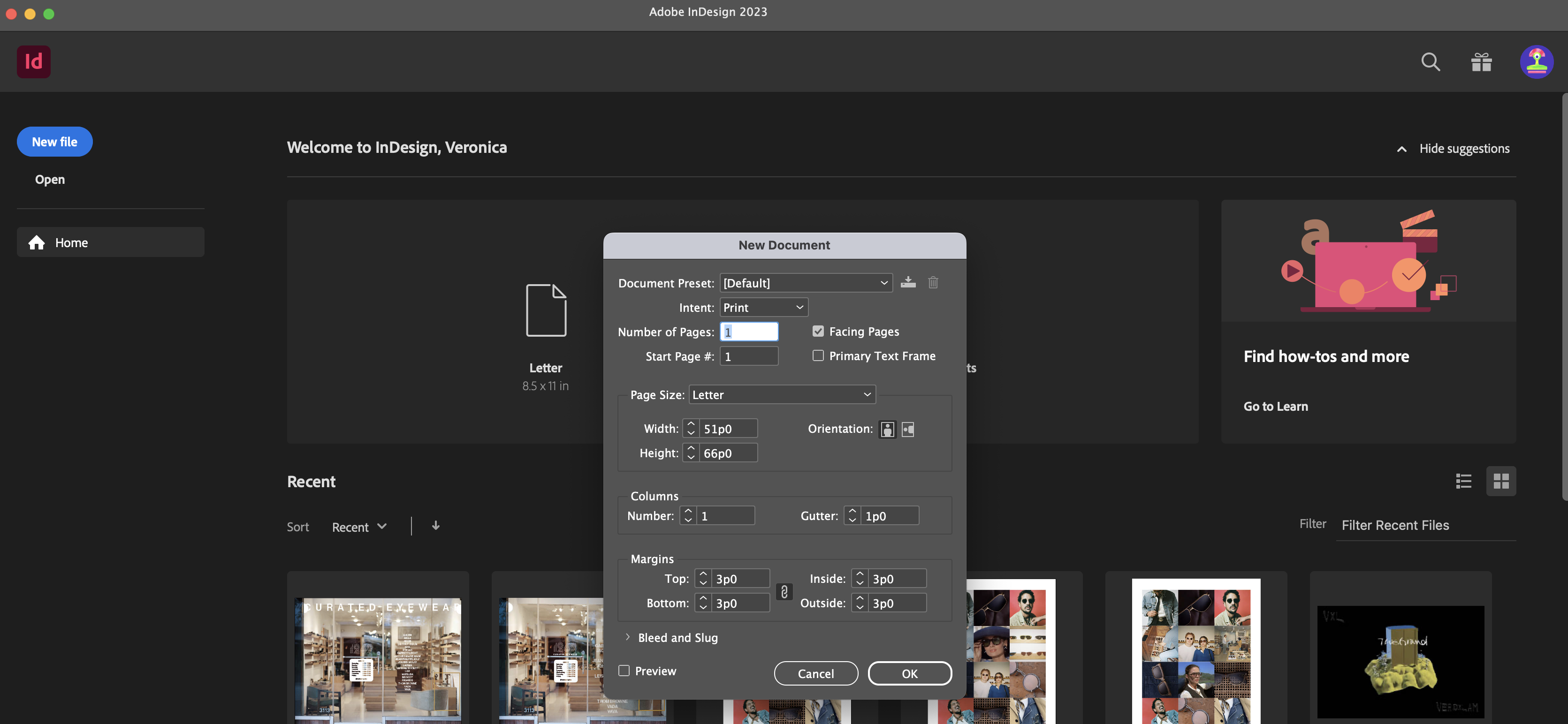 Solved: "New Dialogue" pop-up not appearing for InDesign - Adobe ...