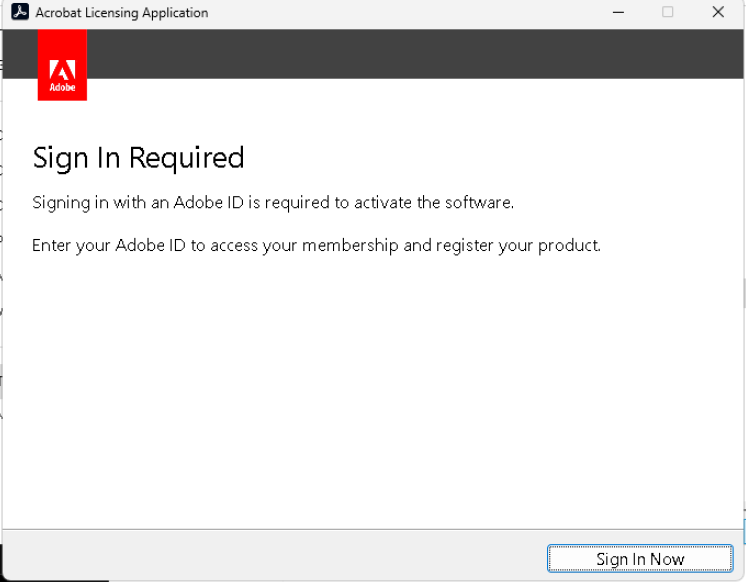 Solved: Adobe Acrobat Pro 2020 Asking to Sign In - Adobe Product ...