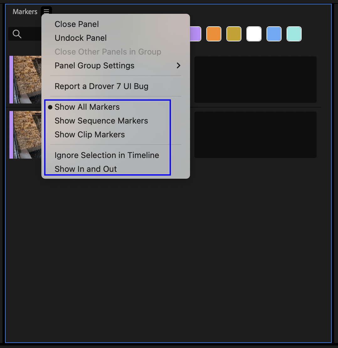 Now in Beta: Markers Panel Improvements - Adobe Product Community ...